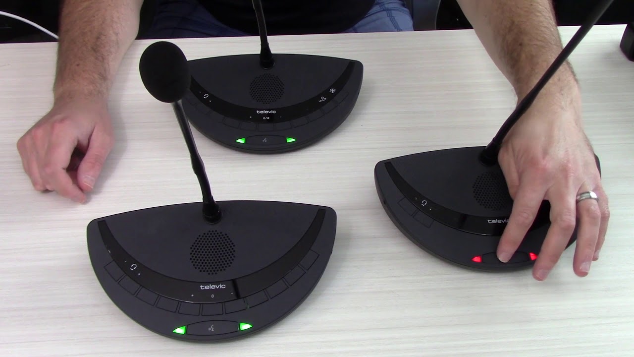 Syncing/registering conference mics to Televic Confidea G3 wireless ...