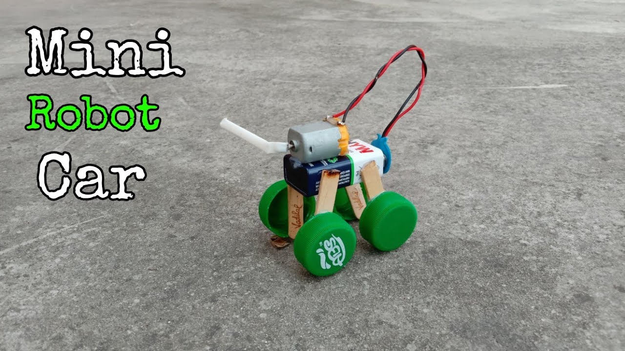 How to make mini robot car at home 😀#robot - YouTube