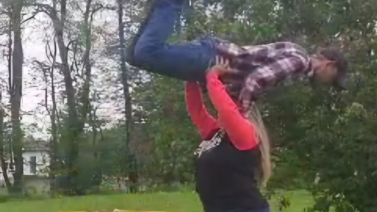 Lift and carry shoulder ride calf raises and overhead attempts - YouTube