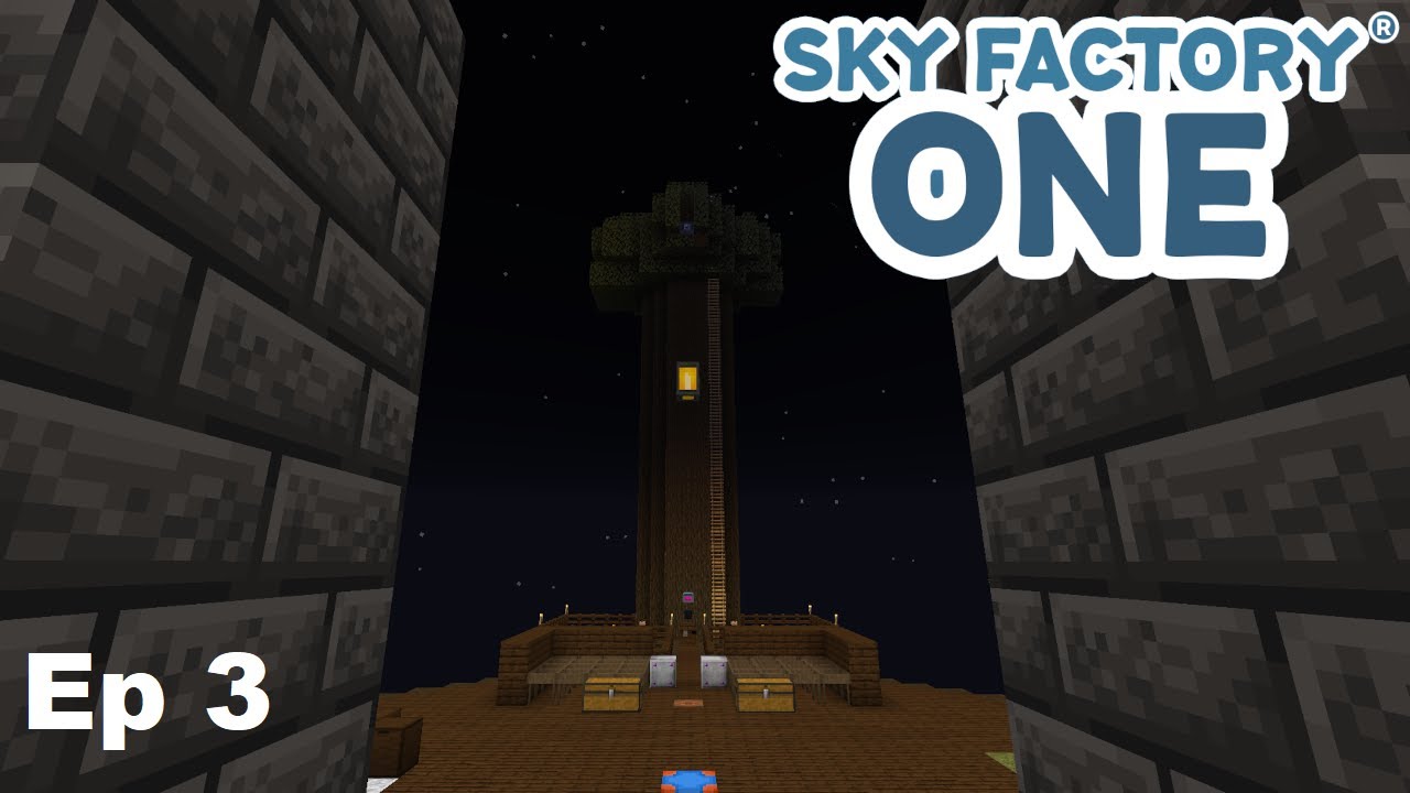 Sky Factory One Minecraft Episode 3 - Mob farm except I die a lot ...