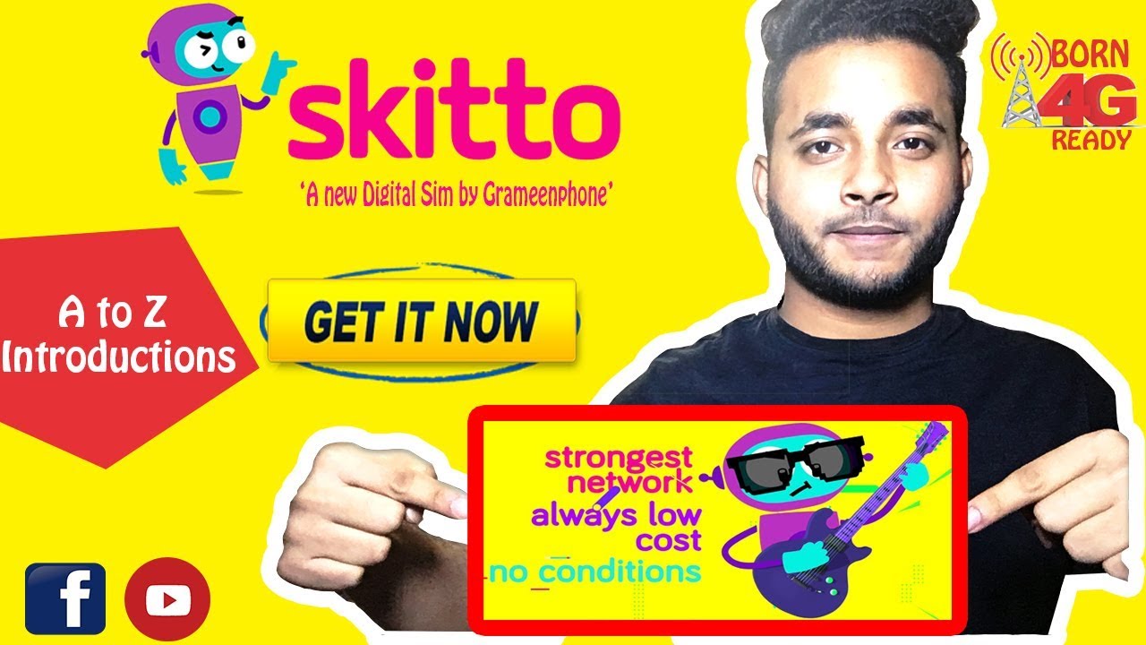 Digital Internet SIM | Skitto - YouTube