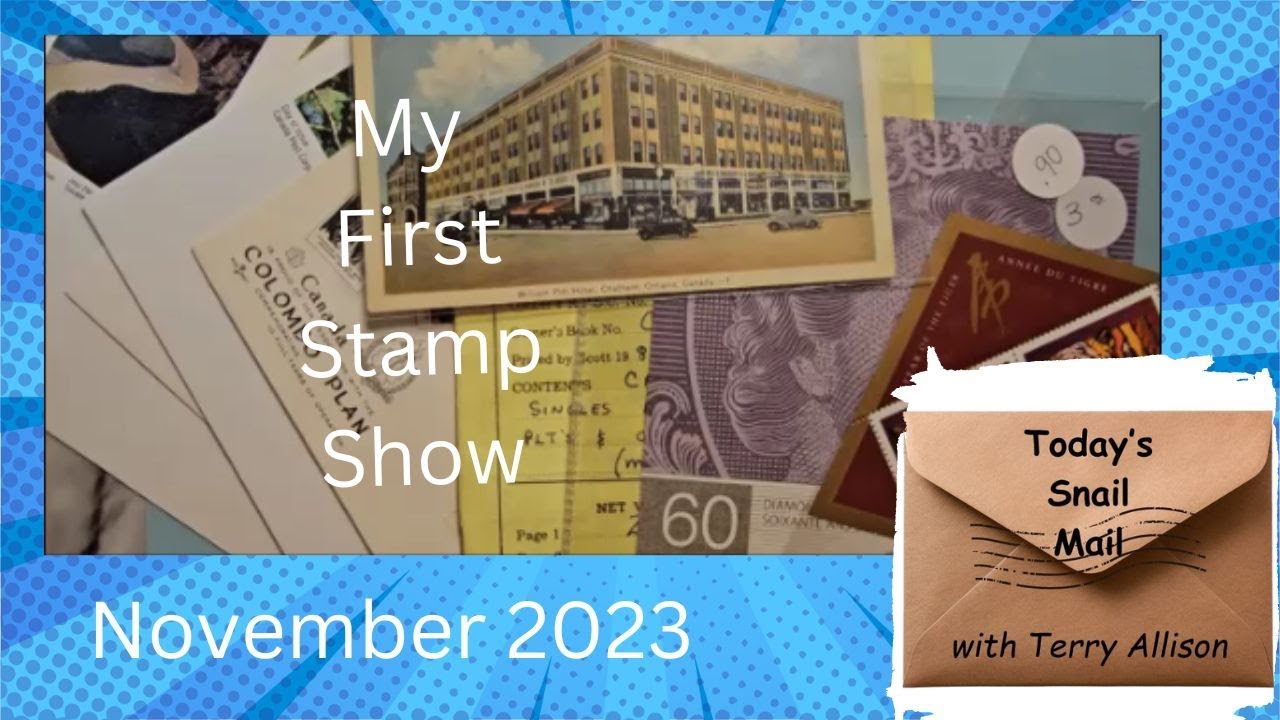 Postage Stamps: My First Stamp Show - Kentpex 2023 - YouTube