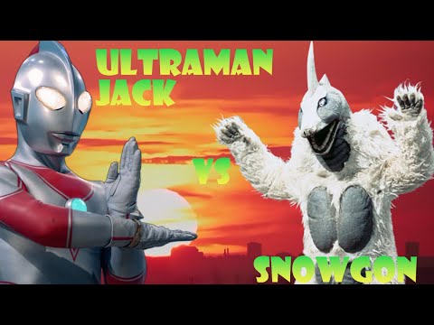 Ultraman Jack vs Snowgon