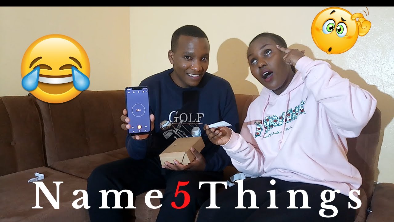 NAME 5 THINGS CHALLENGE!!!!!😱🤣🤣 - YouTube