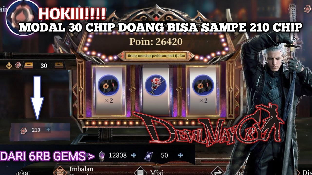 NGESPIN EVENT DI DEVIL MAY CRY AUTO HOKIII DAPAT 210 CIPS - Devil May Cry : Peak Of Combat - YouTube