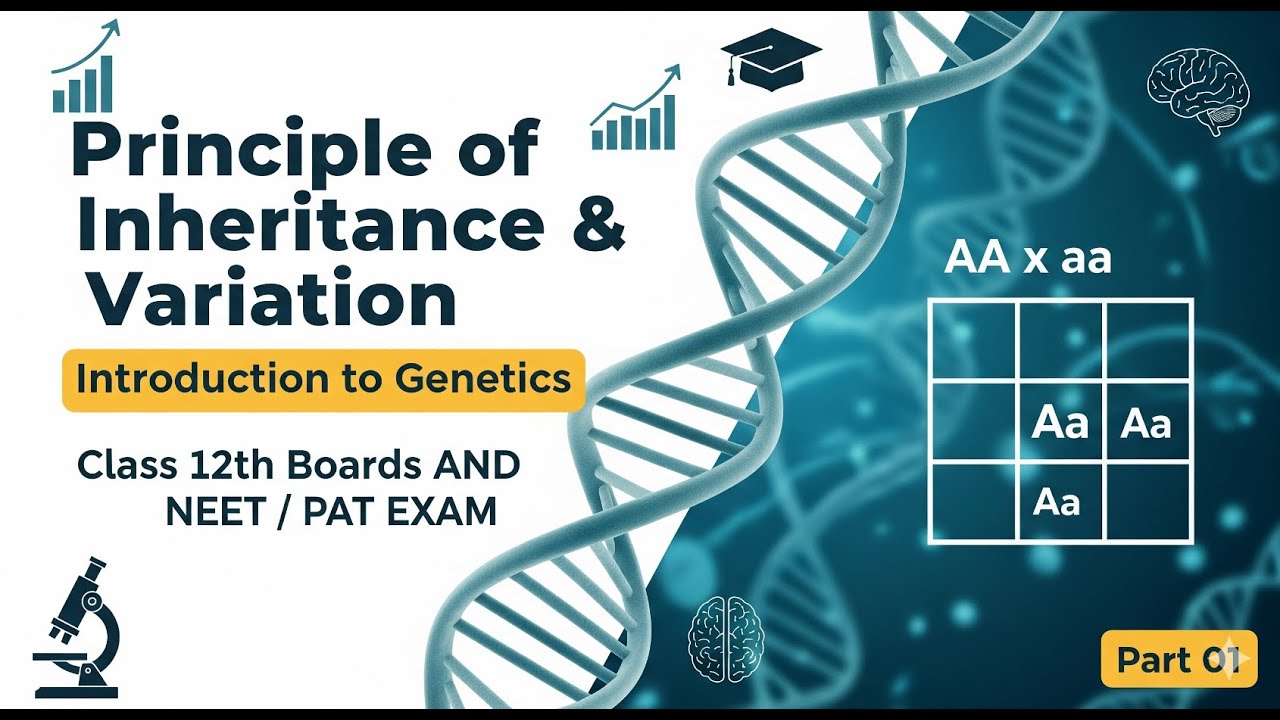 Chapter 04 | Class 12th Boards | Principle of inheritance and variation ...