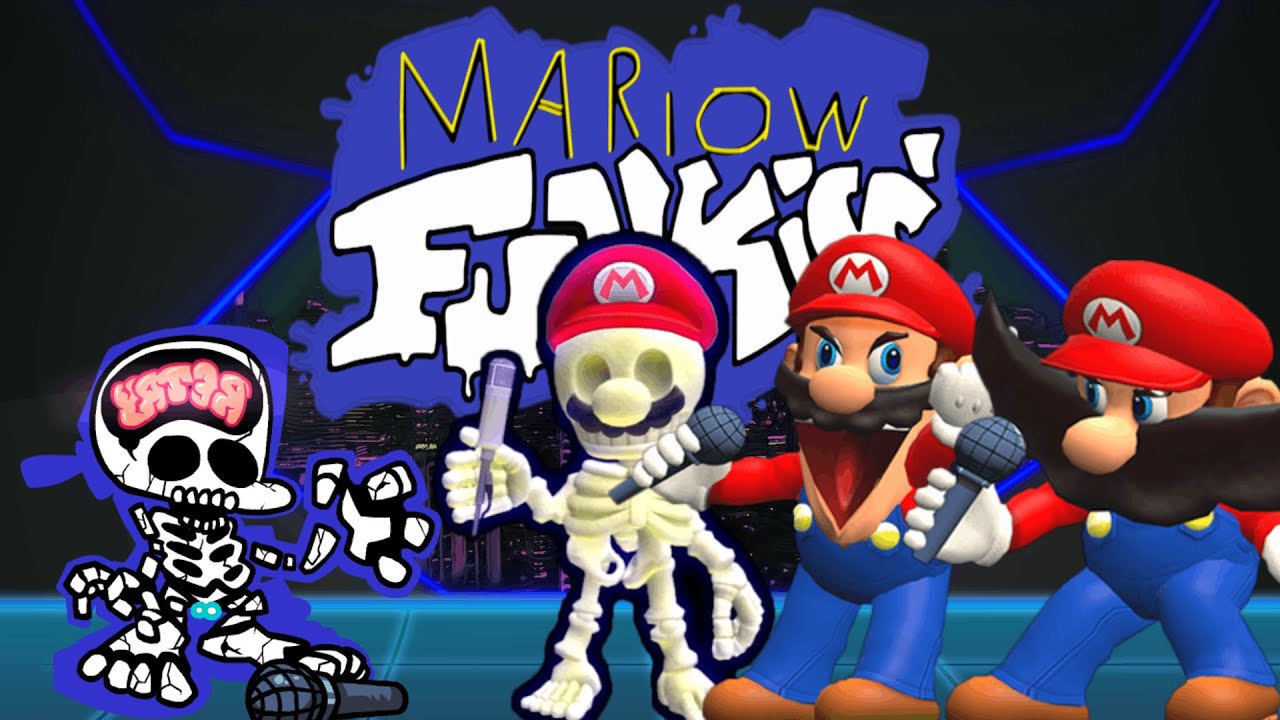 FNF: FRIDAY NIGHT FUNKIN VS MARIO FUNKIN | MARIO | [FNFMODS/HARD] # ...