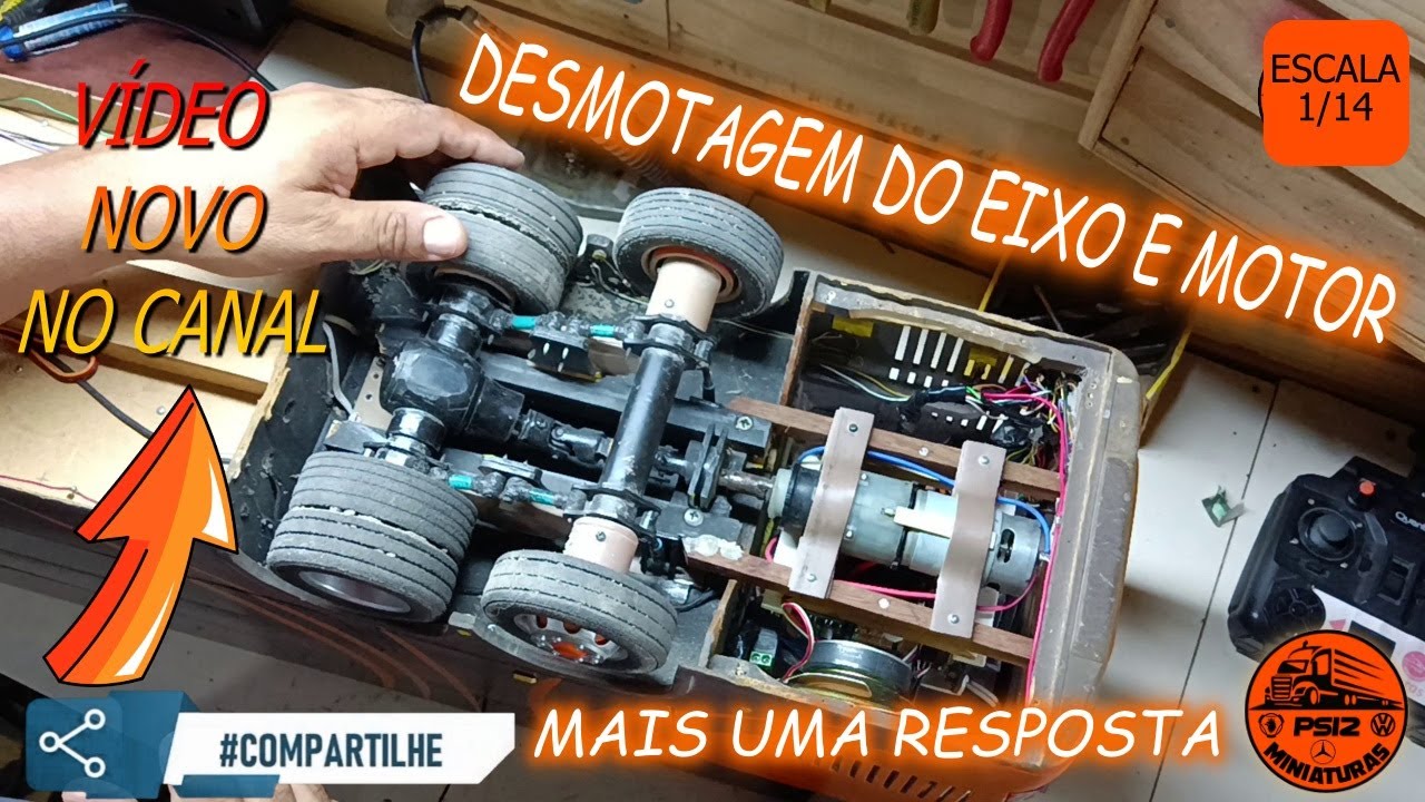 DESMOTAGEM DO EIXO E MOTOR - YouTube