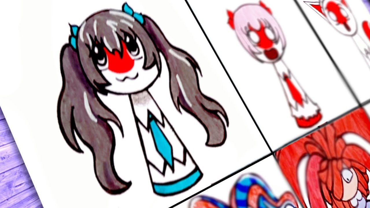 Drawing Oc Japan Sprunki And Digital Circus Incredibox ALL Phases ...