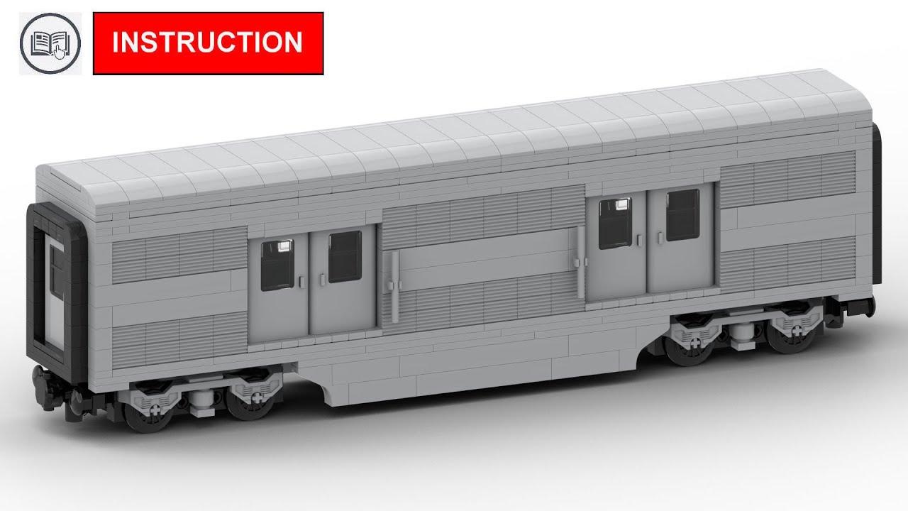 LEGO Train instruction -- Wagon - Santa Fe Super Chief -- MOC - YouTube
