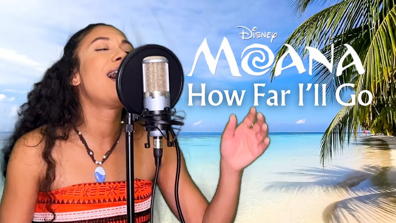 "How Far I'll Go" (Moana Costume Cover) - YouTube