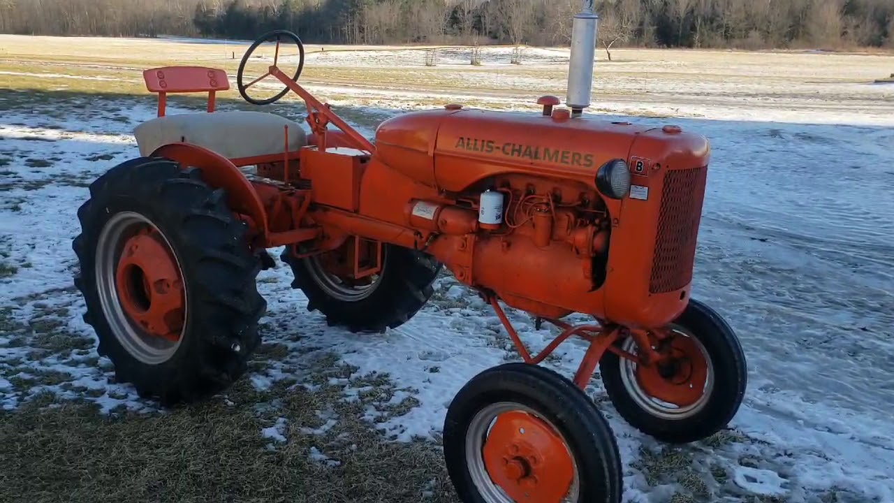 Taking The Allis-Chalmers B For A Ride - YouTube