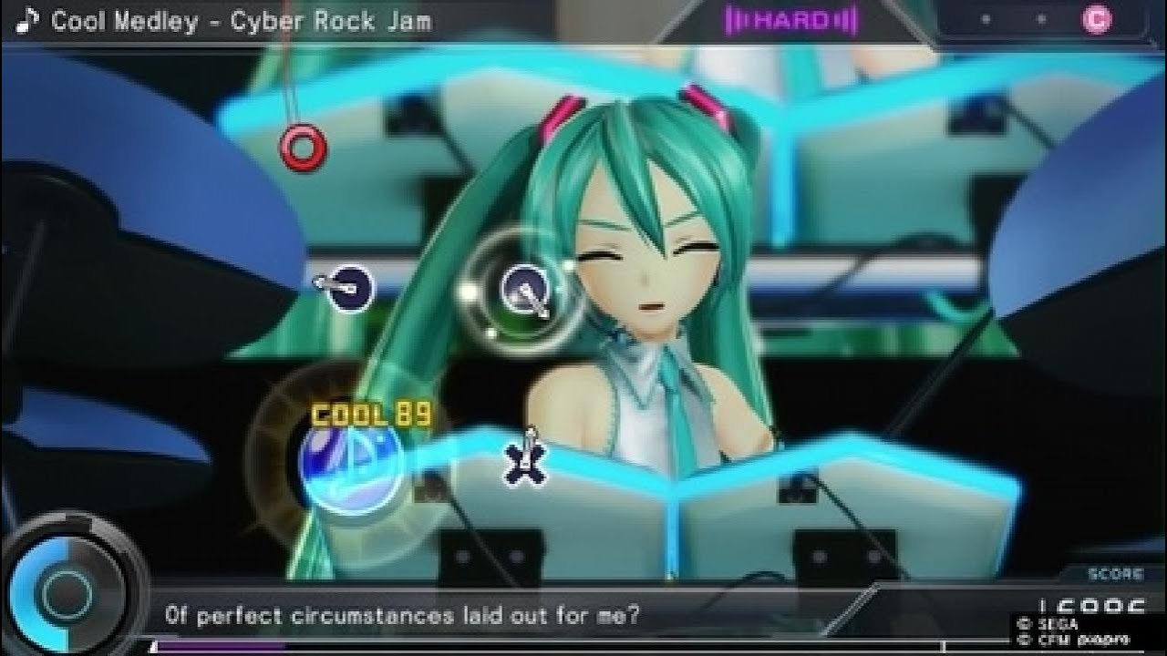 Hatsune Miku: Project DIVA X - Cool Medley - Cyber Rock Jam (Hard ...