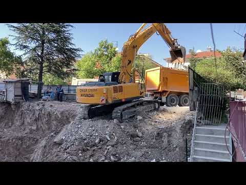 HYUNDAİ 290 LC EKSKAVATÖR DERİN HAFRİYAT YÜKLEME SON