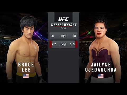 UFC 4 | Bruce Lee vs. Jailyne Ojeda Ochoa (EA Sports UFC 4)