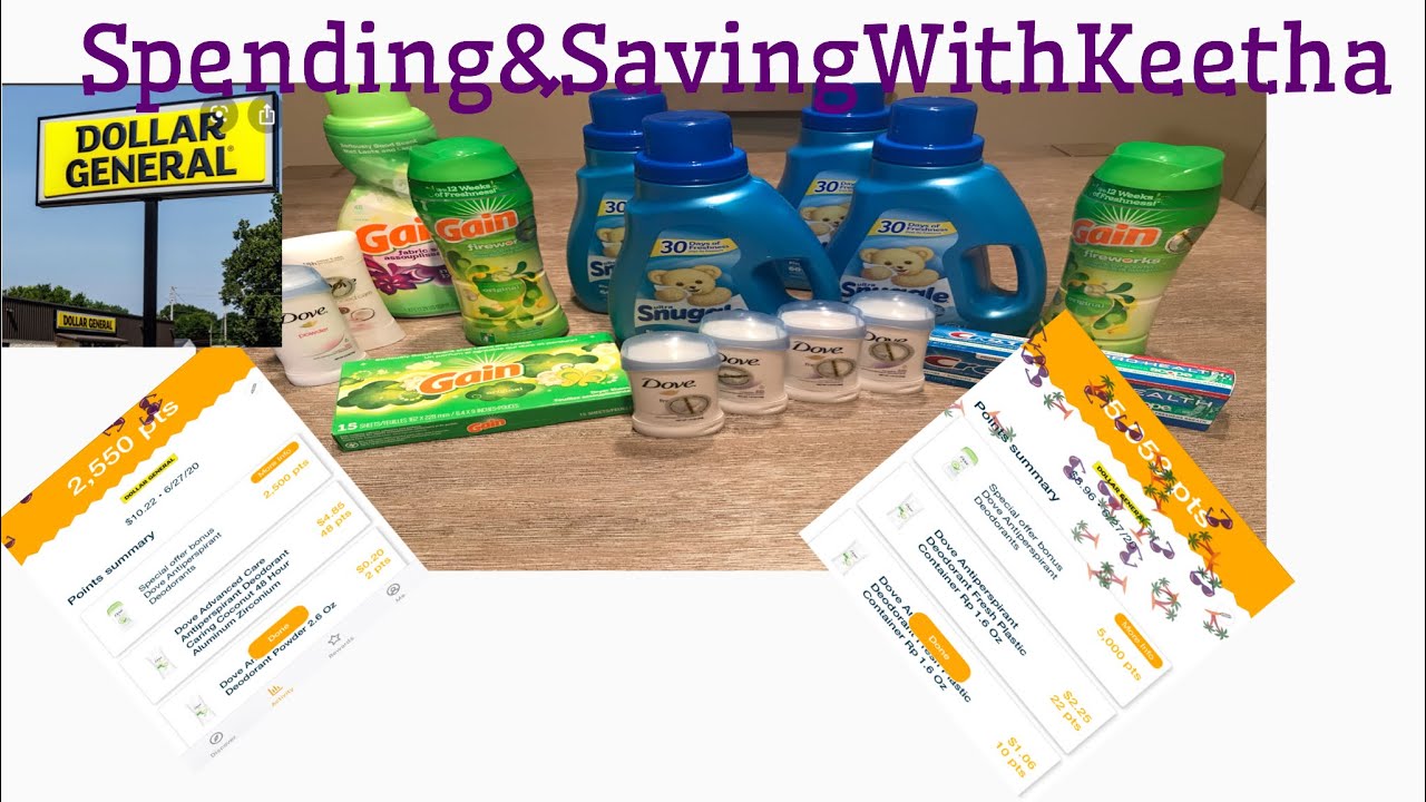 Dollar General Dove/$5 off $25/Fetch $7,000 Points/Deals $8 For Gain ...