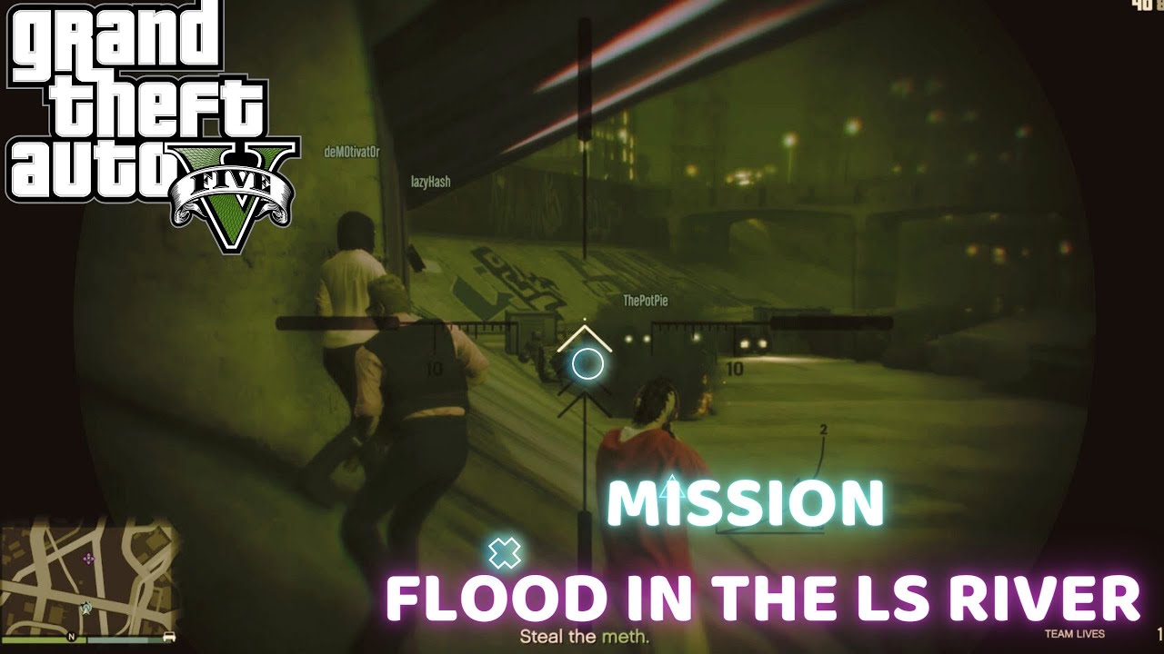 Mission Flood in the LS River || Grand Theft Auto V Online - YouTube