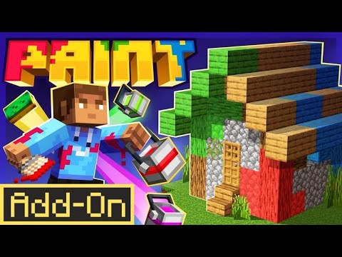 Paint Add-On | Minecraft Marketplace Addon | Showcase - YouTube
