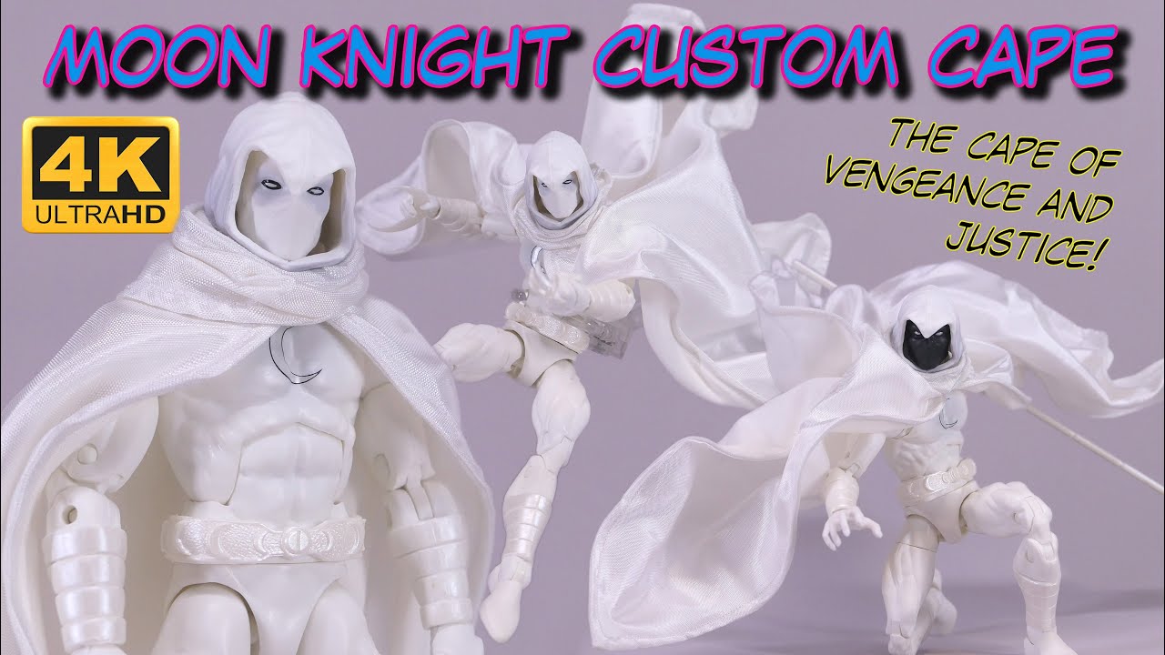 Moon Knight Custom Cape Review Hasbro Marvel Legends Walgreens - YouTube