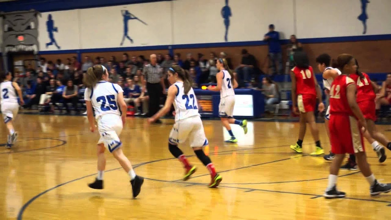 Metuchen's Katelynn Flaherty weaves inside for bucket - YouTube