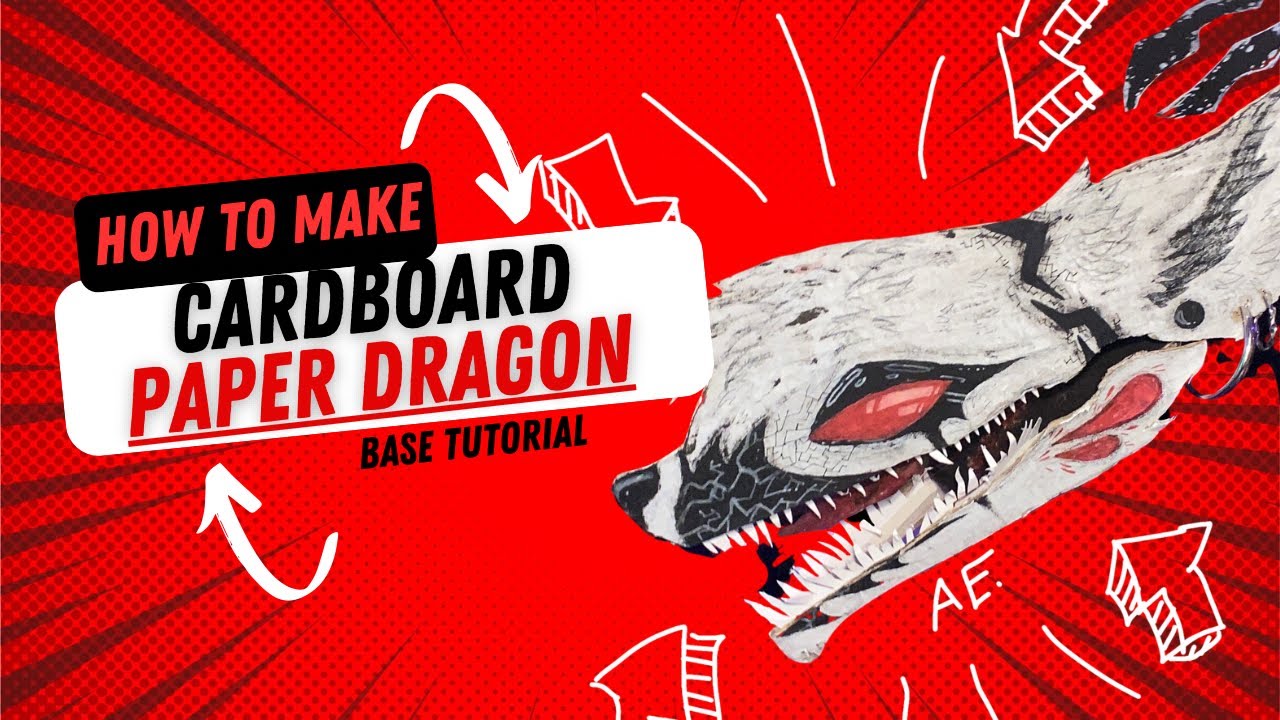 Cardboard DRAGON tutorial!! - YouTube