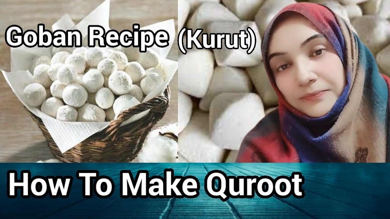 Namkeen Quroot Recipe | Dry Yogurt Balls | Kurud | Goban Racipe | How ...