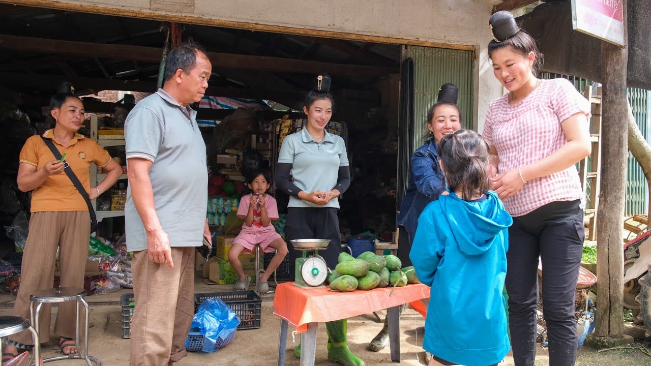 Uprooting Rice Seedlings and Harvesting Mangoes for Market l Forest ...