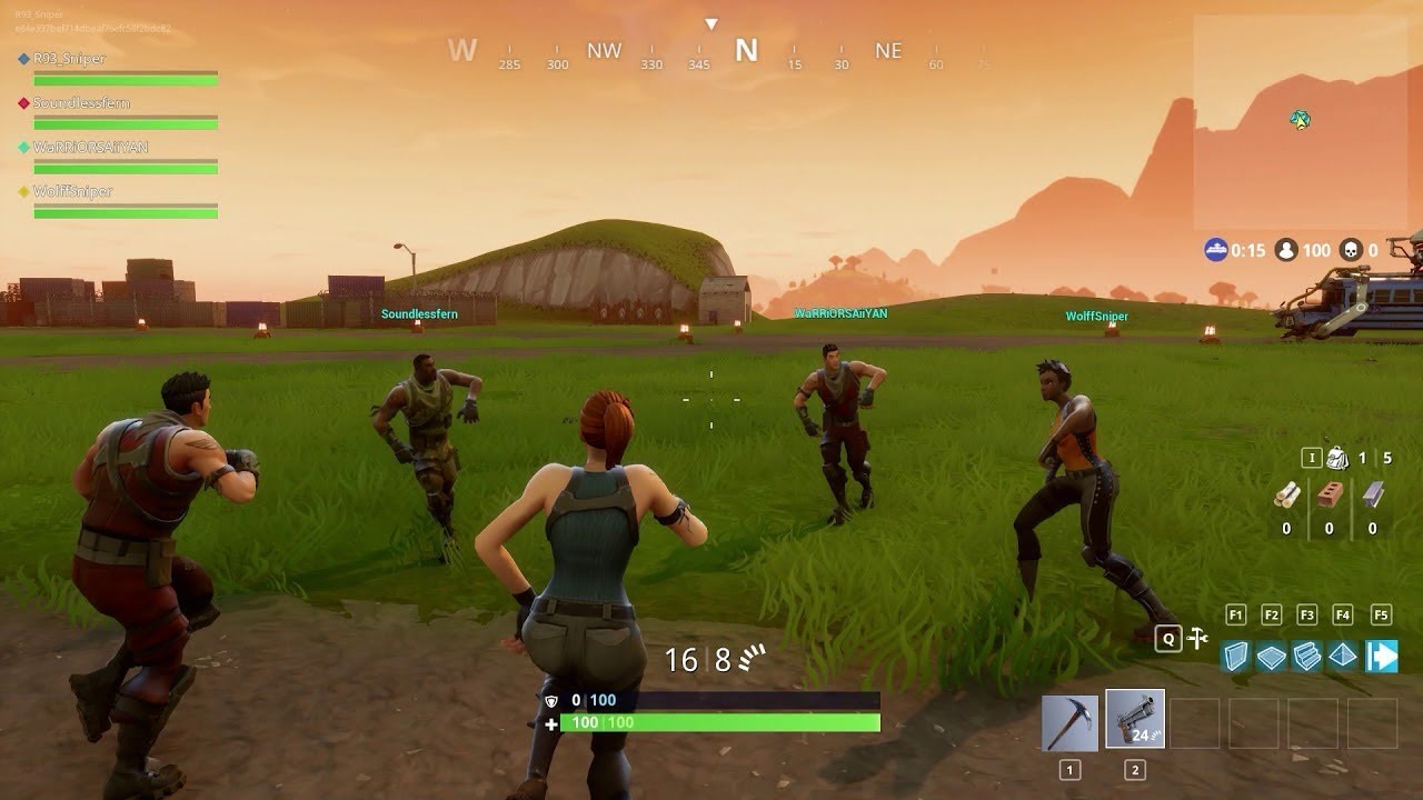 1 Hour Of The Fortnite Basic Dance - YouTube