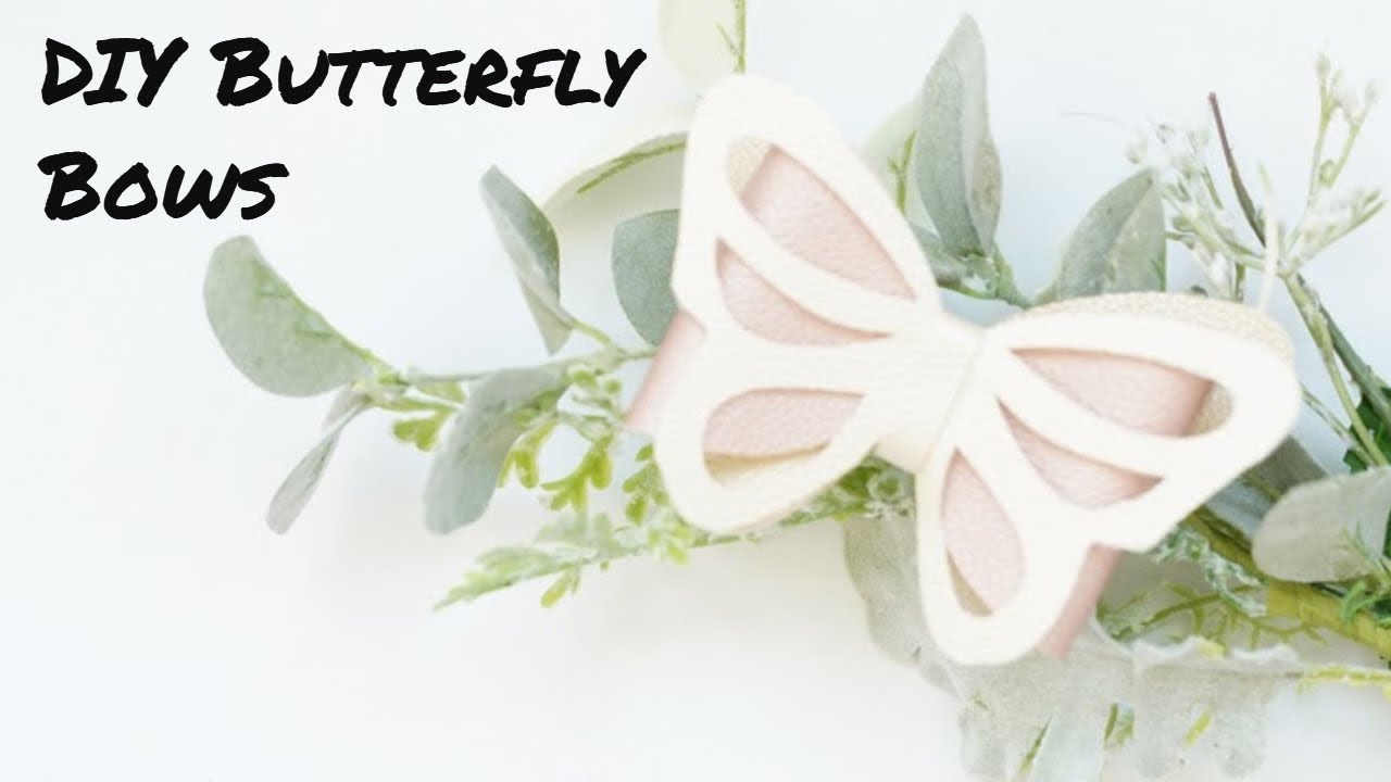 Butterfly Bow Tutorial - YouTube