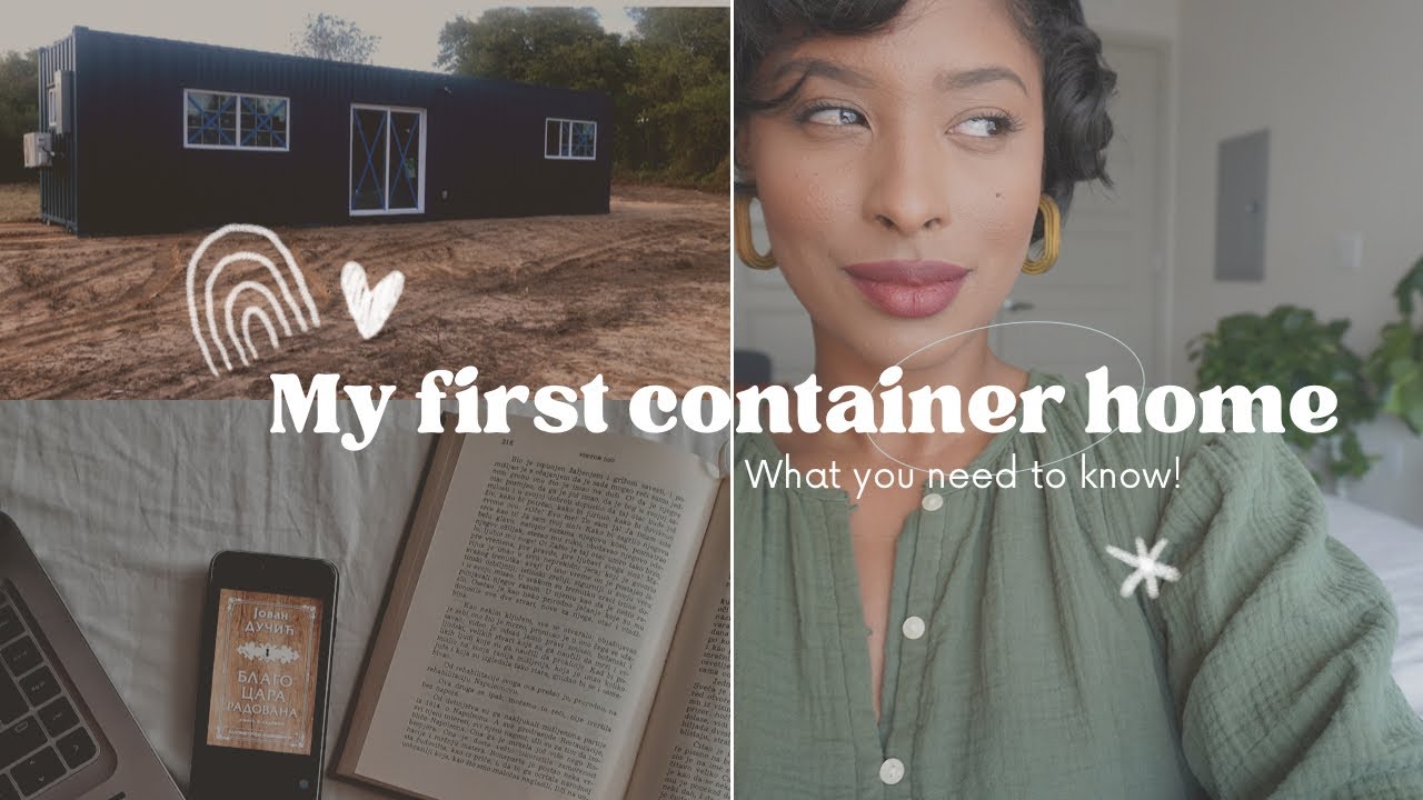 Installing my very first container home!! - YouTube