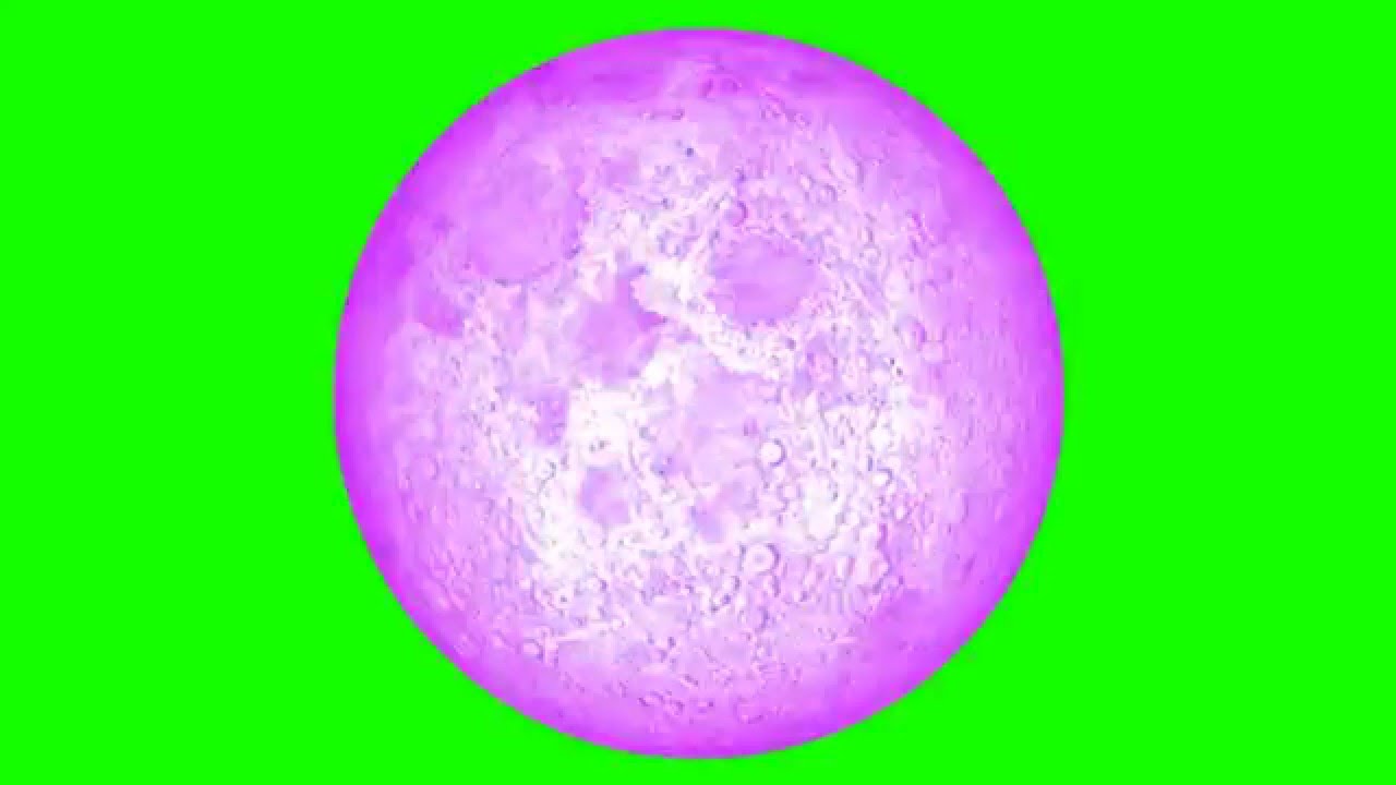 JUST FUN color mix moon effect green screen free royalty footage - YouTube