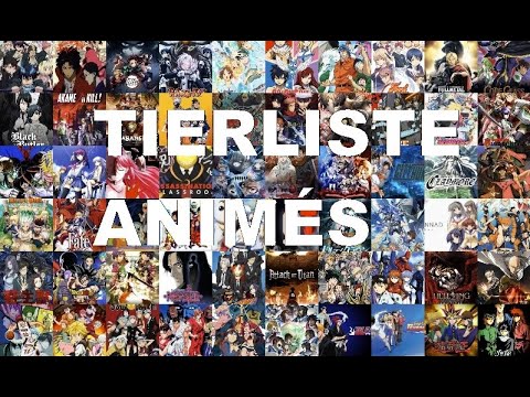 TIERLISTE ULTIME DES MEILLEURES ANIMÉS JAPONAIS ! - YouTube