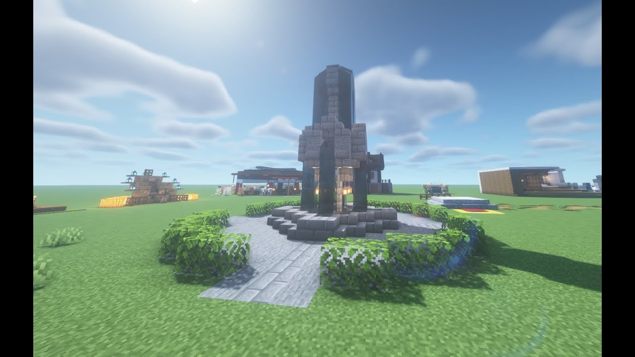 Minecraft: Easy Fountain (Tutorial) - YouTube