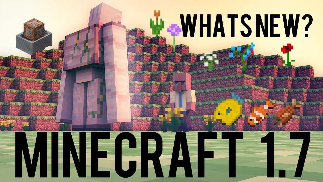Minecraft 1.7 / 1.7.2 Update What's New? - Stained Glass, Minecart ...