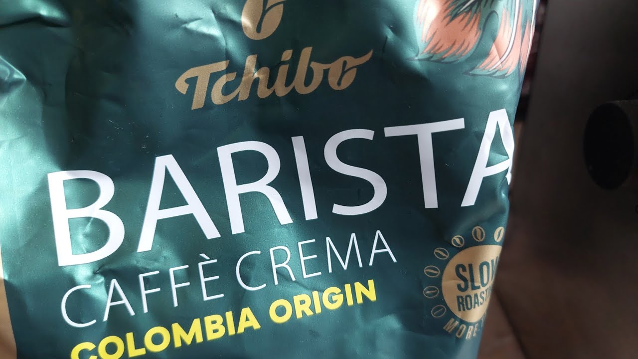 Tchibo barista caffé crema colombia origin teszt - YouTube