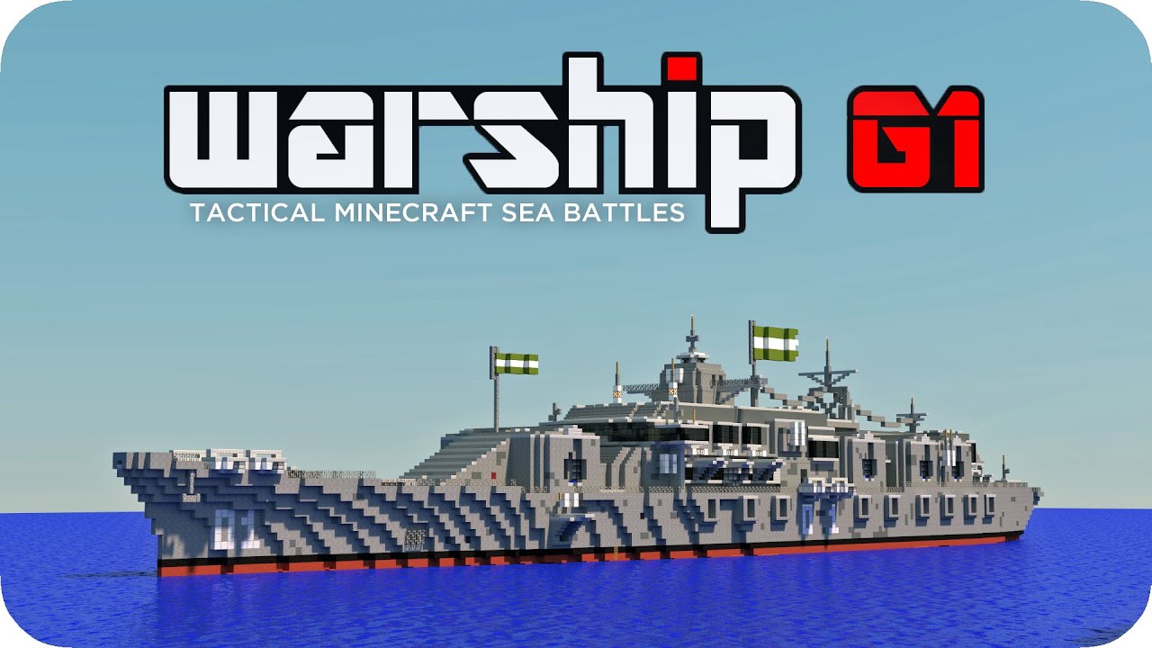 Hightech KRIEGSSCHIFF WarShip G1 -- Minecraft Lets Show [DE] - YouTube