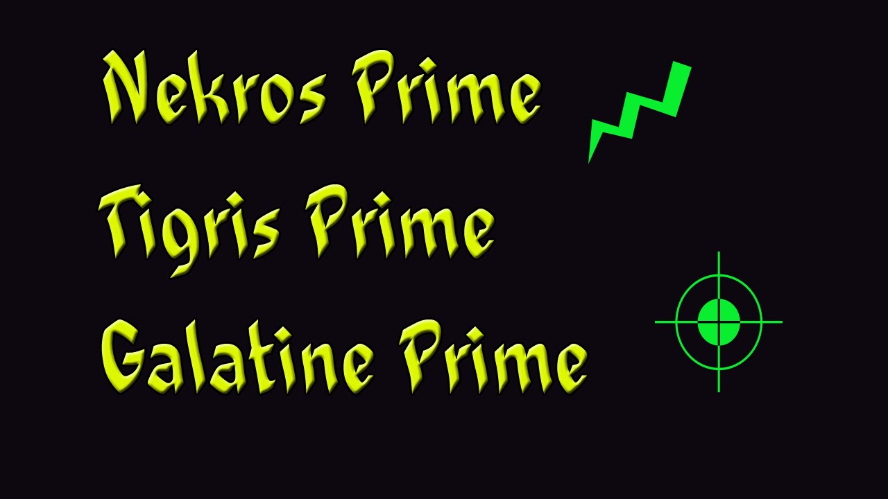 Warframe PS4 Nekros Prime Is Confirmed! - Nekros Prime, Tigris Prime ...