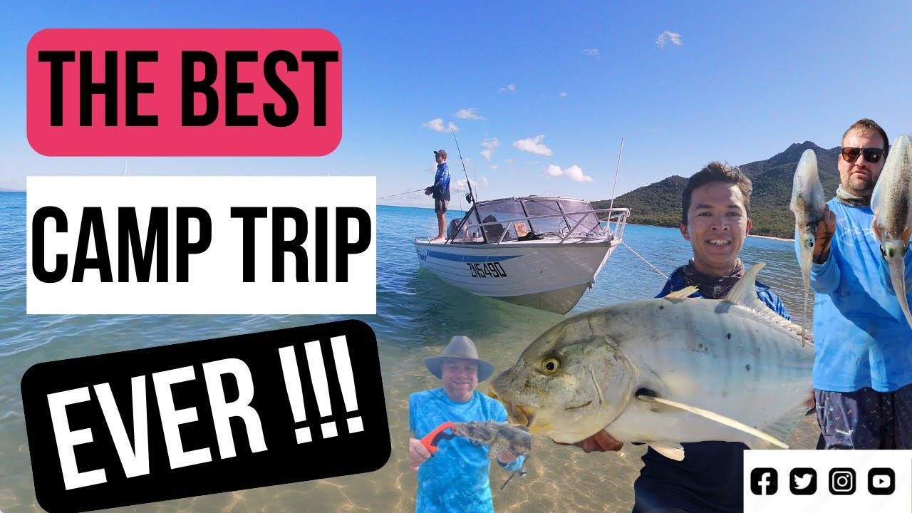 Fishing and Camping with Mates in the Whitsunday Islands - YouTube