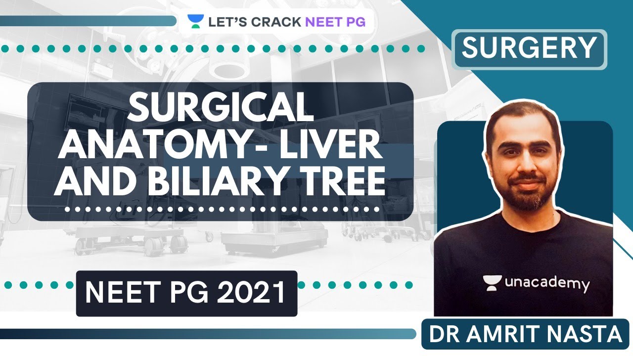 Surgical Anatomy- Liver and biliary tree | Surgery for Medical PG/NEET ...