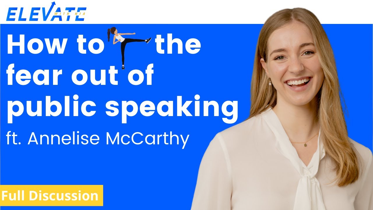 How to KICK the fear out of public speaking | Annelise McCarthy ...