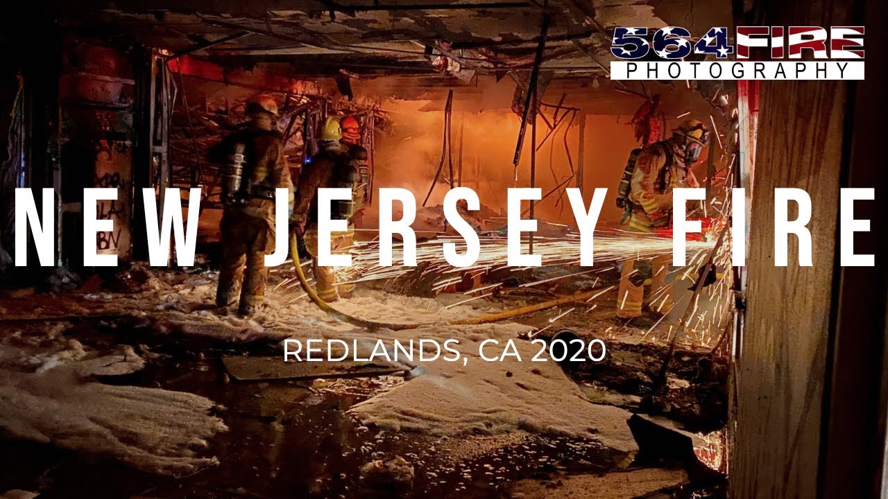 New Jersey Fire in Redlands, CA - YouTube