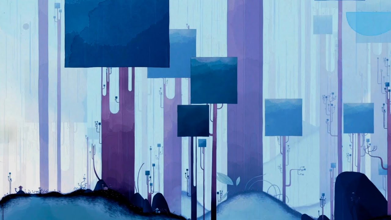 GRIS (2018) OST Chapter 3 "Rain" + Background Sounds (Loop) - YouTube