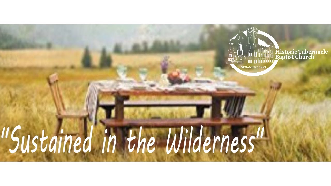 July 25 2021 Sunday Service "Sustained in the Wilderness" Rev. Kevin L ...