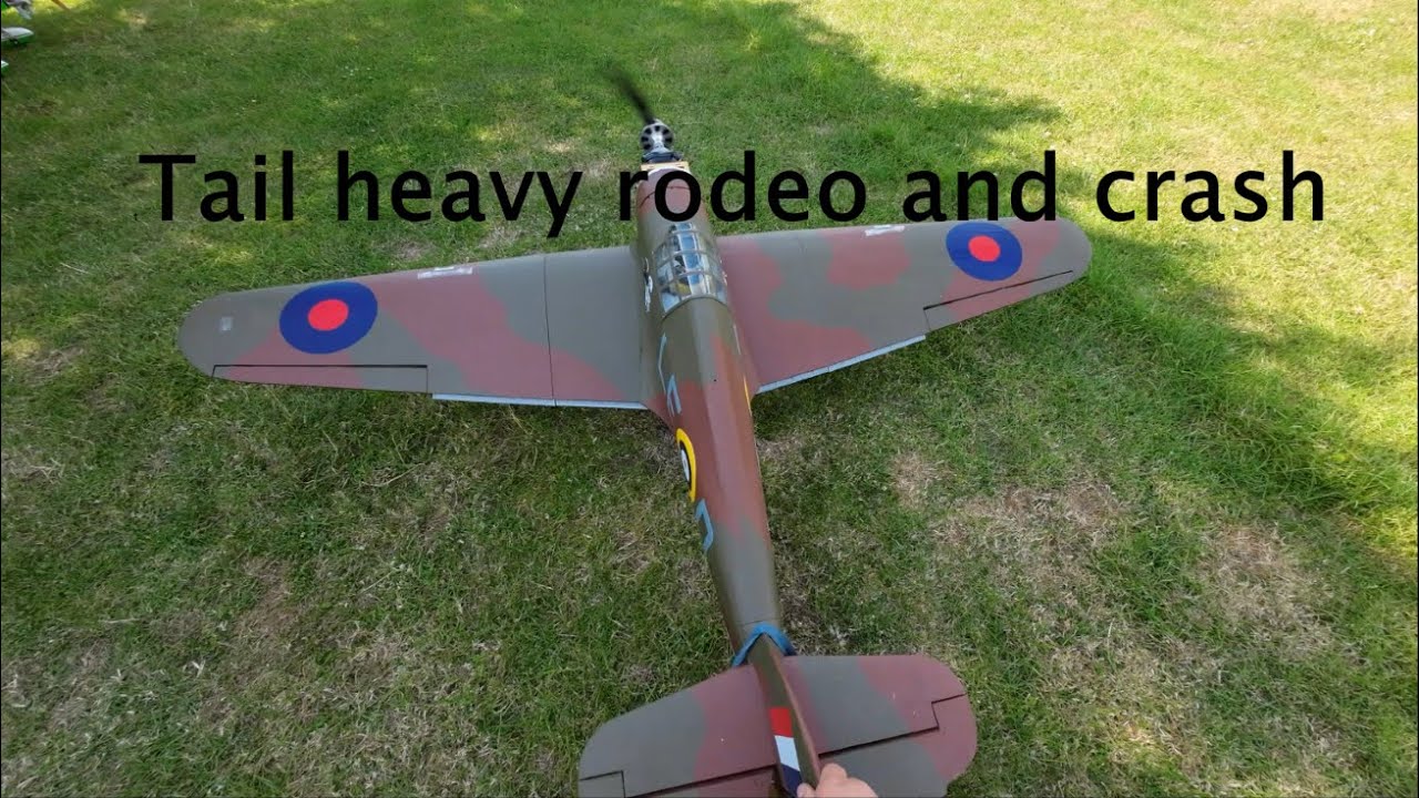 Seagull hurricane 30cc #crash DISASTER - YouTube