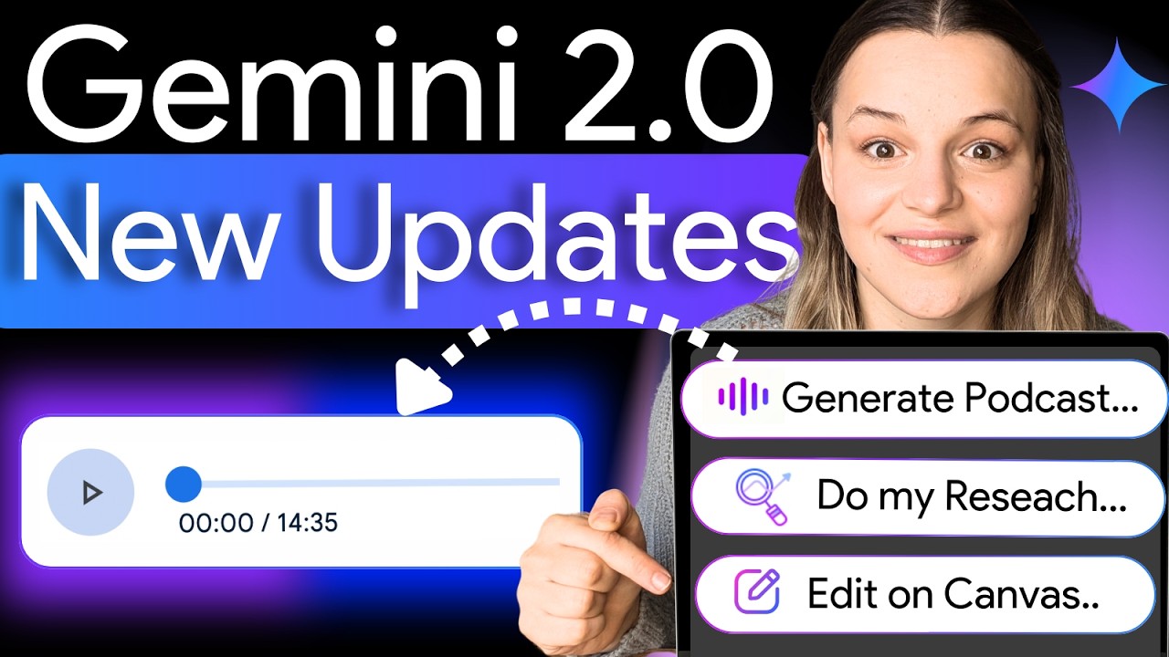 🚀 Google Gemini’s New Update Is INSANE (2025 Features 🤯) - Deep Research, Canvas, Audio Overview ...