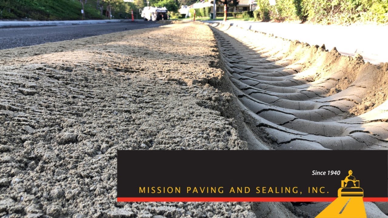 Mission Paving and Sealing, Inc. Cement Soil Stabilization - YouTube