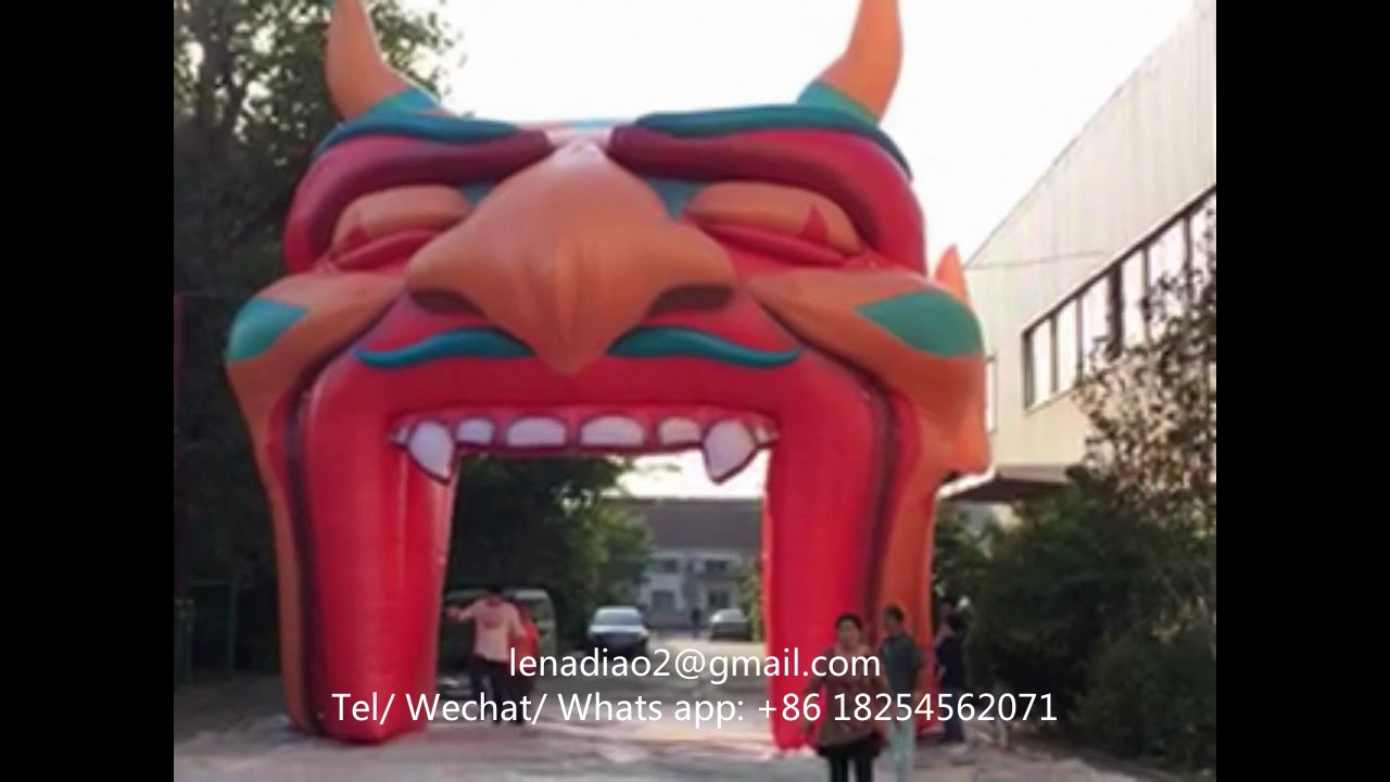 Inflatable monster Devil Arch tunnel For Halloween entrance Decoration ...