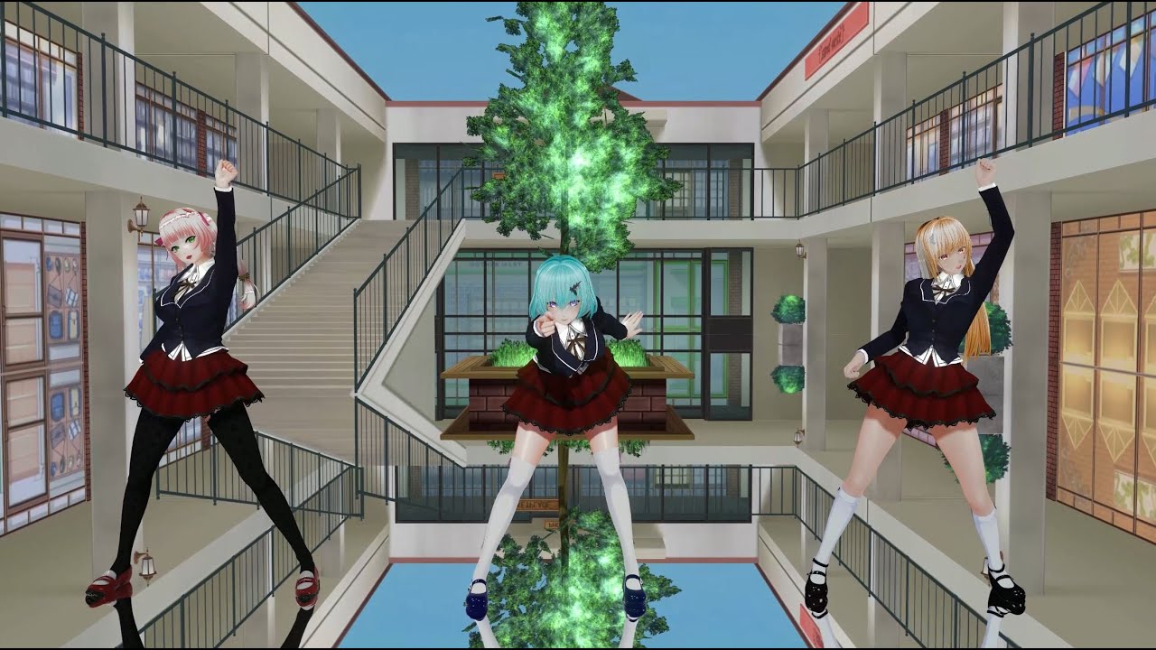 【COM3D2】「Blooming Kiss!」 「Kiss me! Choose me!」 4K - YouTube