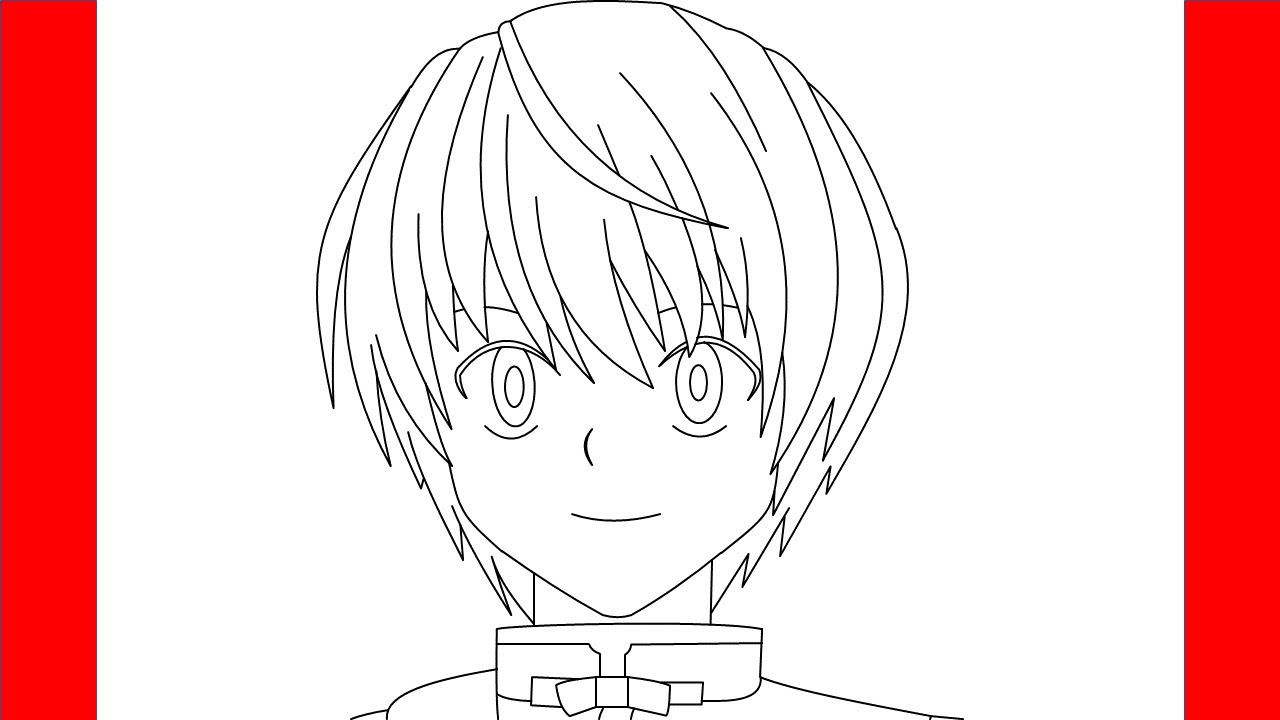 How To Draw Kurapika From Hunter X Hunter - Step By Step Drawing - YouTube