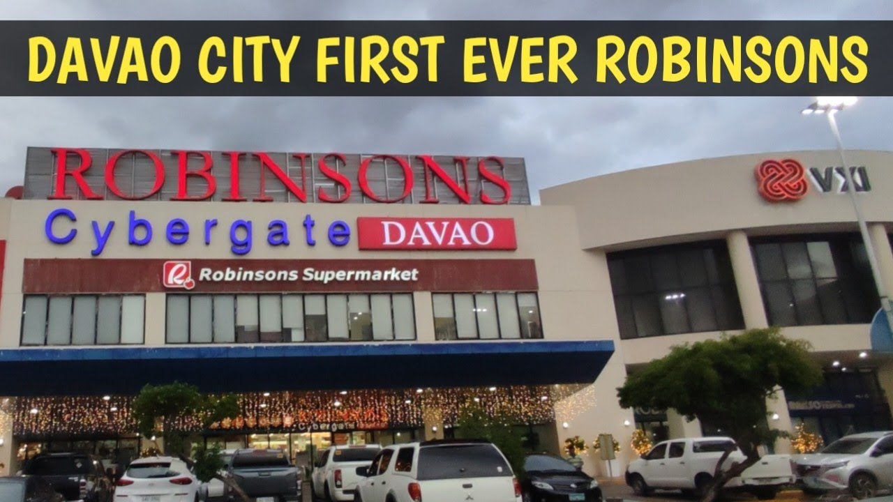 PINAKA UNANG ROBINSONS CYBERGATE SA DAVAO CITY - YouTube